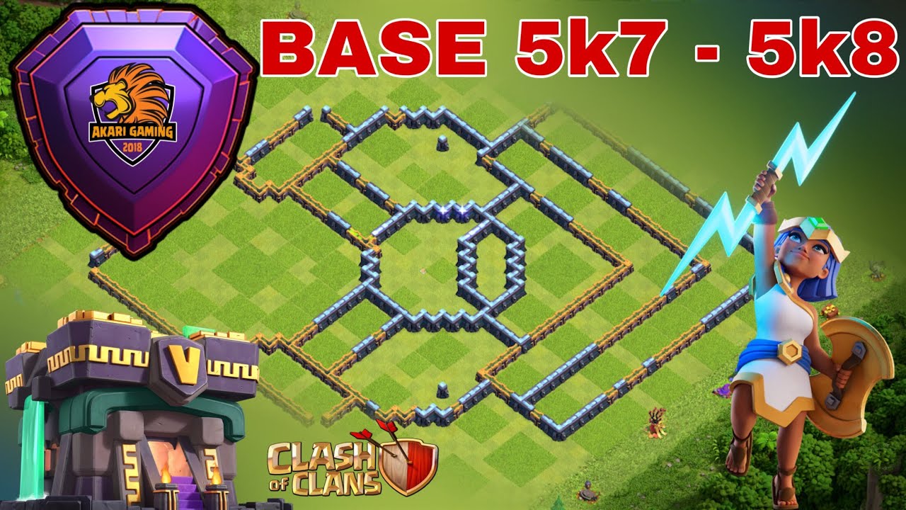 BASE TH14 BAY RANK 5k7 - 5k8 HUYỀN THOẠI CUỐI Tháng 9 2021 Clash of clans
